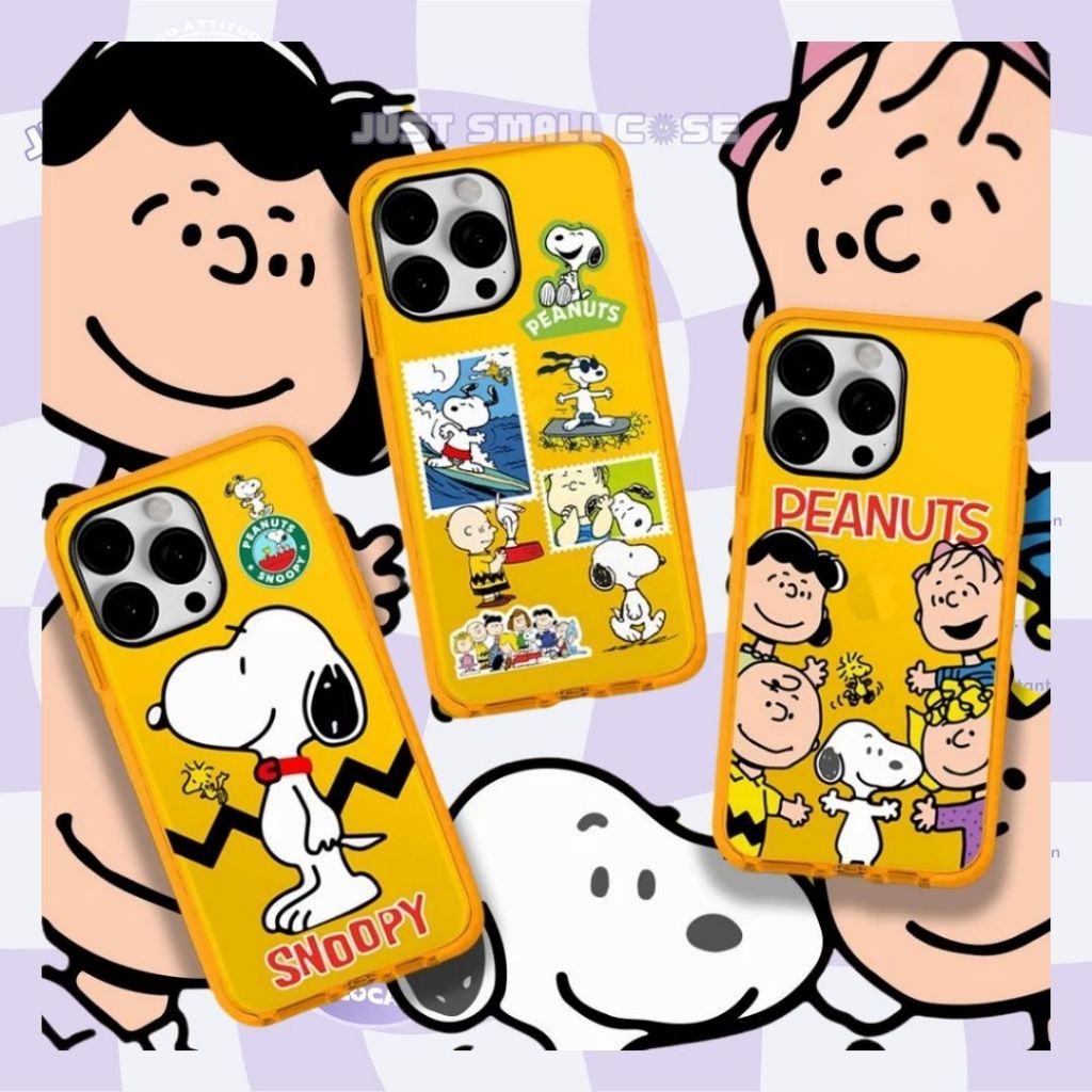 PEANUTS CARTOON กันชน IMD Clear Case Neon Casing iPhone 17 PRO MAX 17 ...