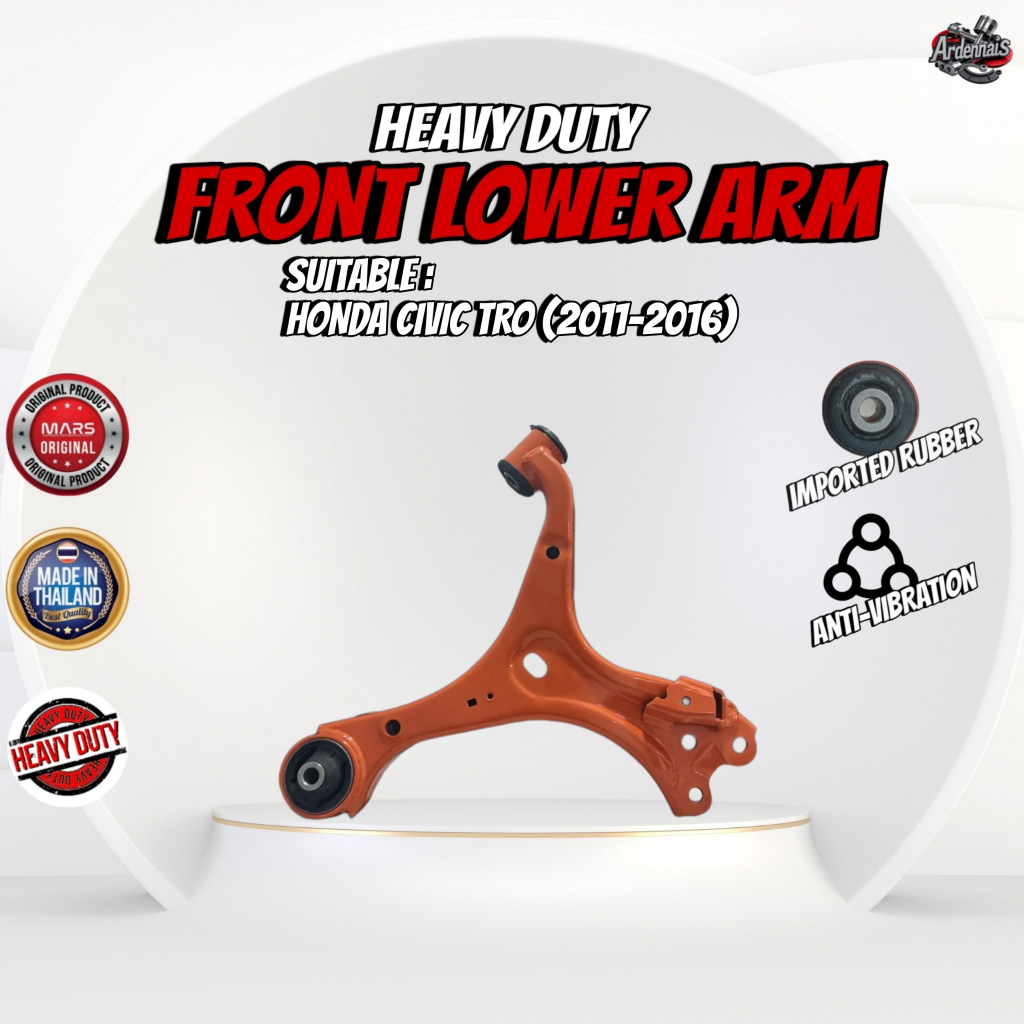 MARS HEAVY DUTY FRONT LOWER ARM HONDA CIVIC TRO FB (2011-2016) | Shopee ...