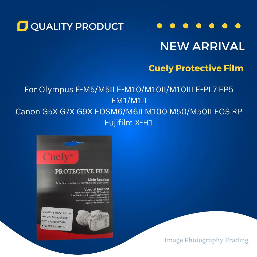 Cuoly ฟิล์มป้องกันหน้าจอสําหรับ Olympus E-M5/M5II E-M10 E-PL7 EP5 E-M1 Canon G5X G7X G9X EOS M6 ...