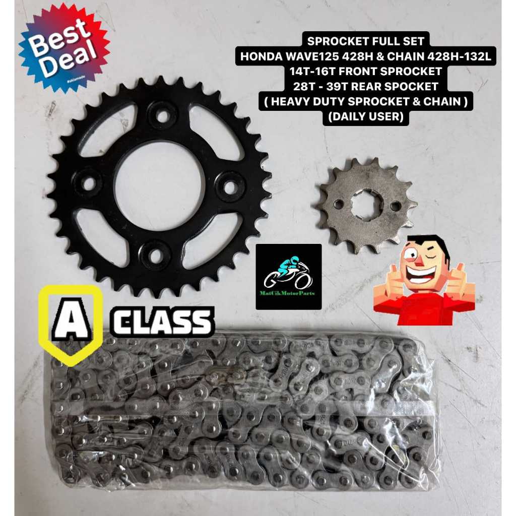 Honda WAVE 100R / 110 / 125 / DASH 110 / 125 / FUTURE / WAVE ALPHA / DREAM 110 / WAVE 125I 428 ...