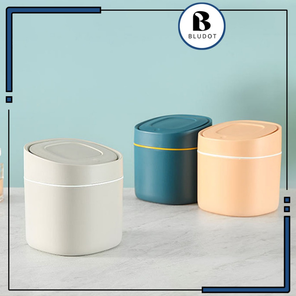 Mini DUSTBIN พร้อม LID DESK BIN DESKTOP TRASH สามารถ DESKTOP BIN ...