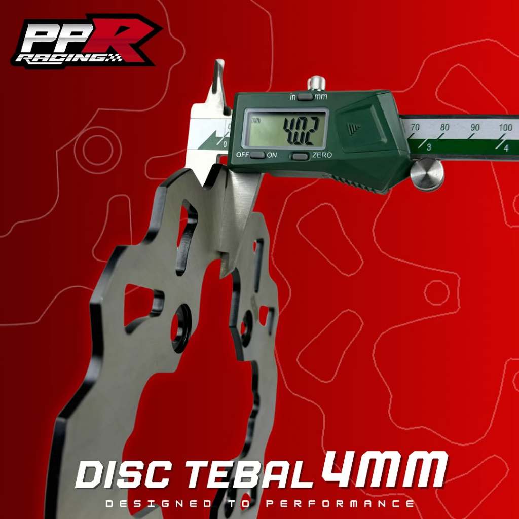 Ppr RACING R4 เบรคแผ่นดิสก์ 4 มม.ตัด RCB 200M 220 มม.245 มม.267 มม.D ...