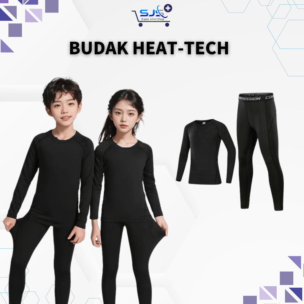 Sjs Thermal Wear Kids Winter Clothes Set Legging Shirt Heat Tech Pants ...