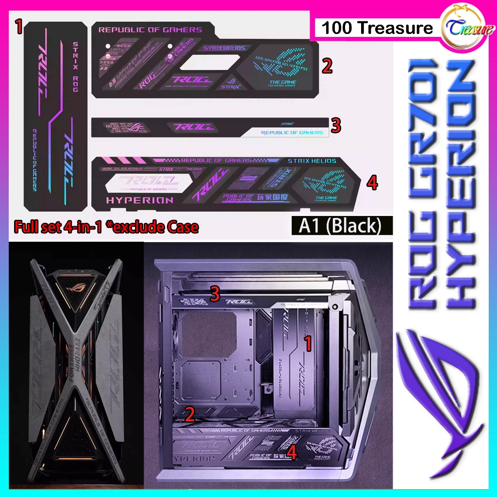 ASUS ROG GR701 Hyperion Case Theme Set บอร์ดไฟ CPU AURA RGB ARGB GPU ...