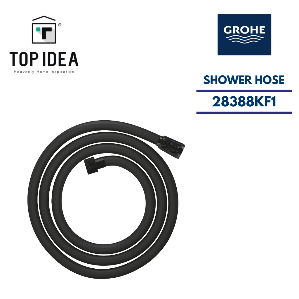 สายฝักบัว Grohe Silverflex 1750mm Phantom Black 28388KF1 | Shopee Thailand