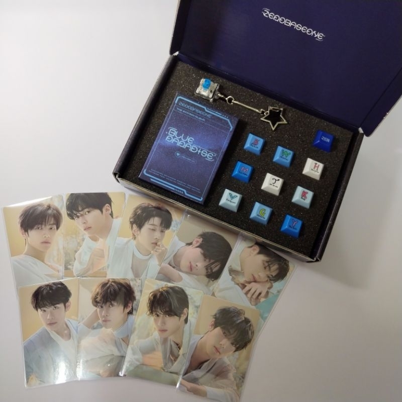 Zb1 ZEROBASEONE BLUE PARADISE KEY CAP VER MEMBER SET | Shopee Thailand