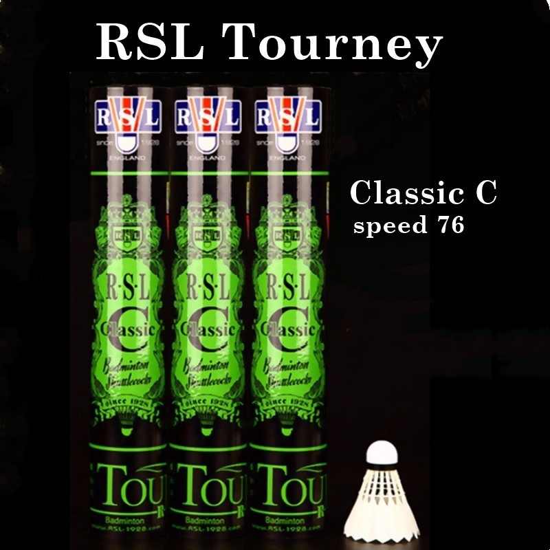 .เฉพาะจุด RSL BADMINTON SHUTTLECOCK CLASSIC (ความเร็ว 76) | Shopee Thailand