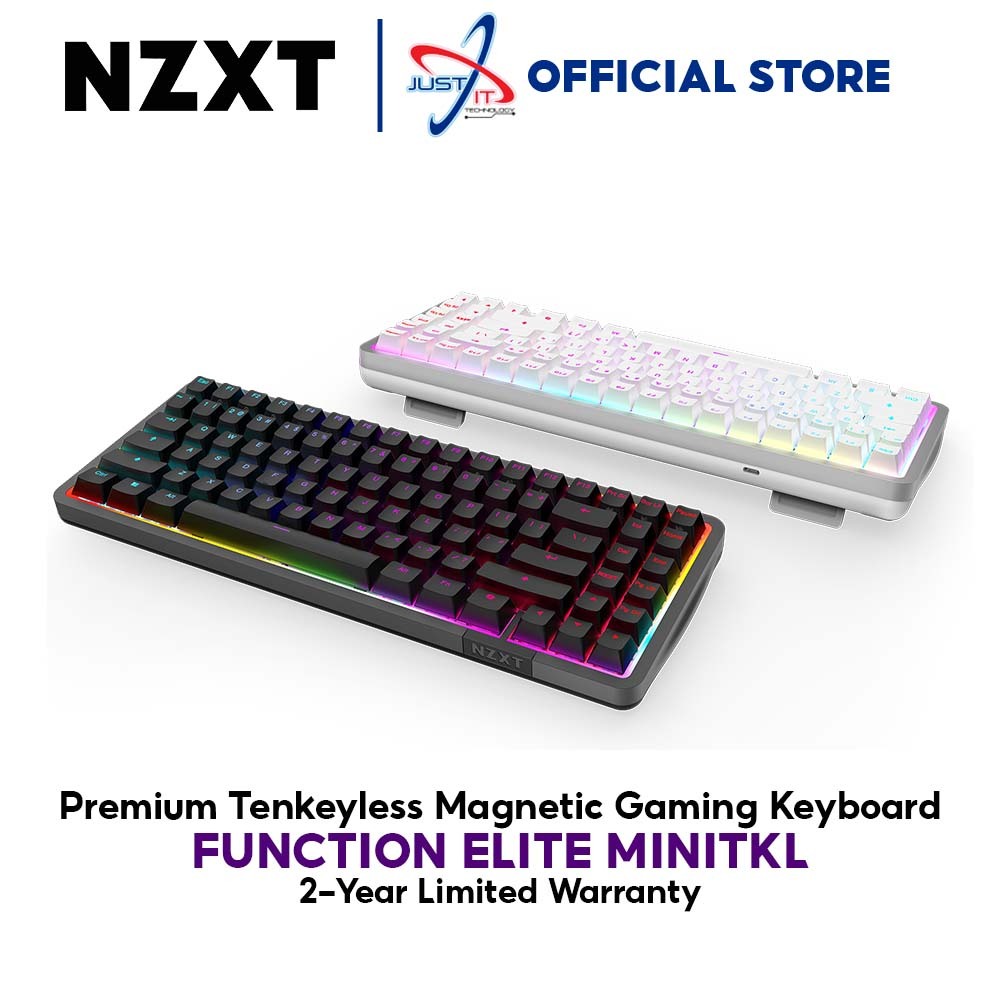 NZXT FUNCTION ELITE MINITKL MECHANICAL GAMING KEYBOARD - สวิตช์แม่เหล็ก ...