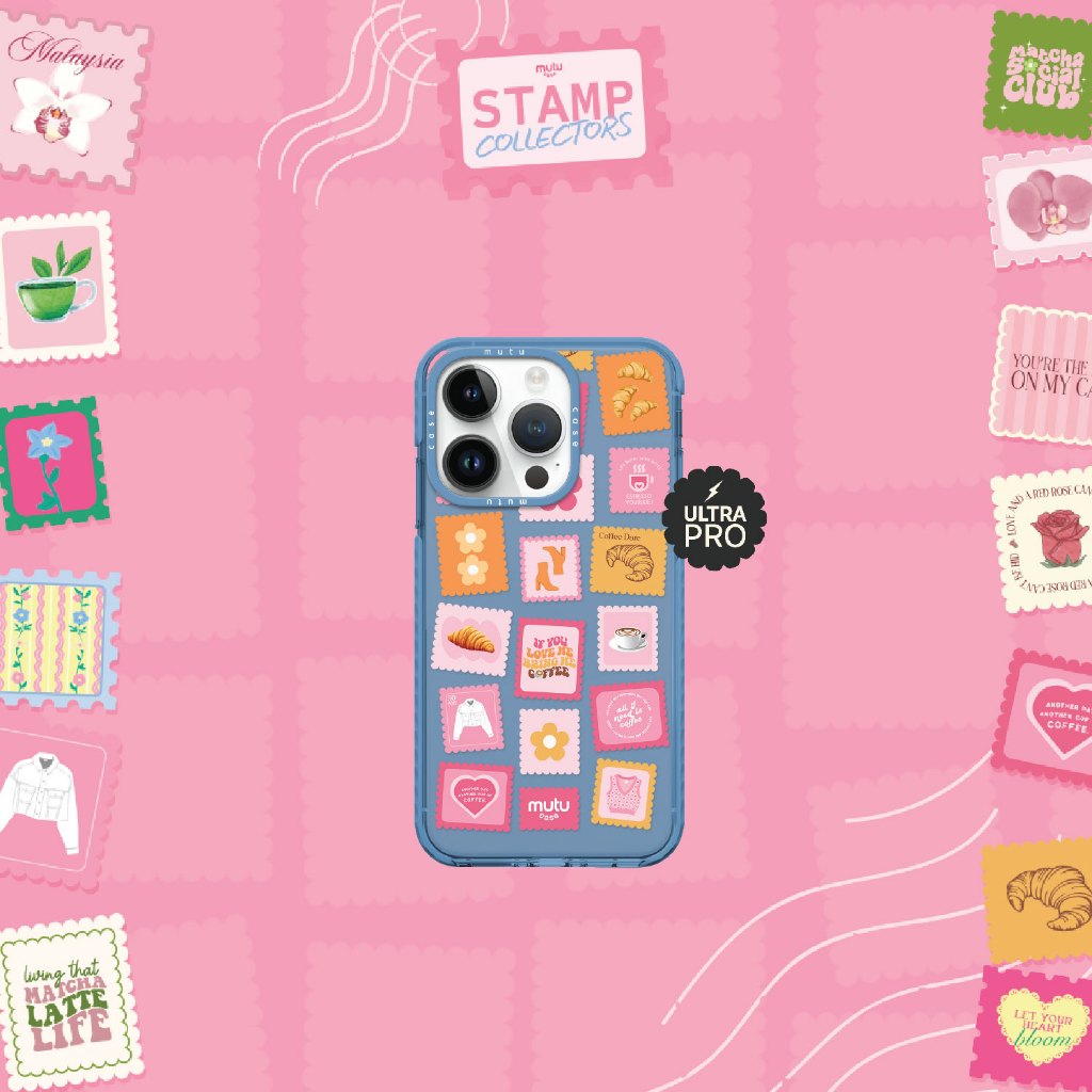 Coffee Date Stamp - Stamp Collector by Mutu Case (Powered by Ultra Pro) เข้ากันได้กับ iP16PROMAX ...