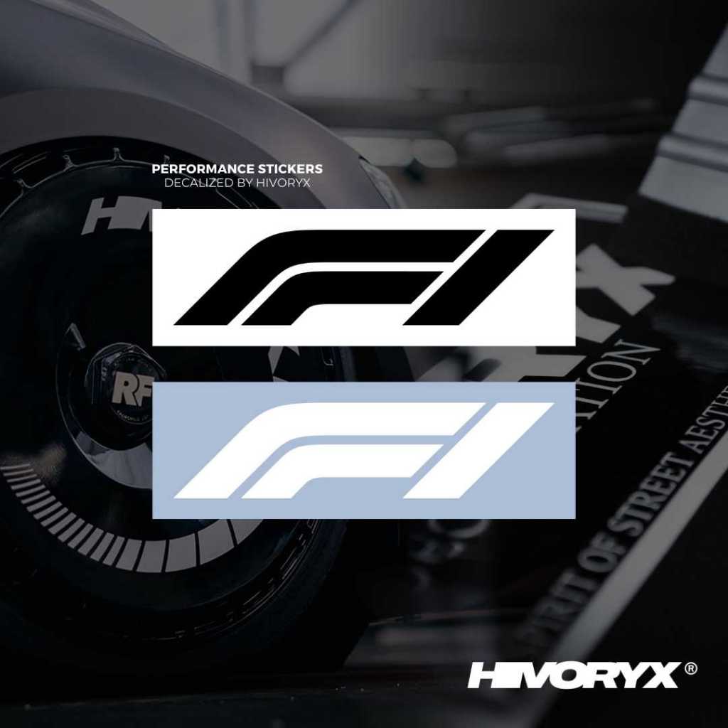 F1 FORMULA ONEPERFORMANCE MODIFICATION SERIES CAR DECAL AUTOMOTIVE DIE ...