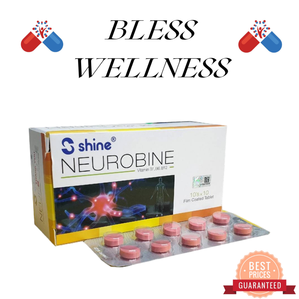 Shine NEUROBINE TABLET VITAMIN B1, B6, B12 (10s) | Shopee Thailand