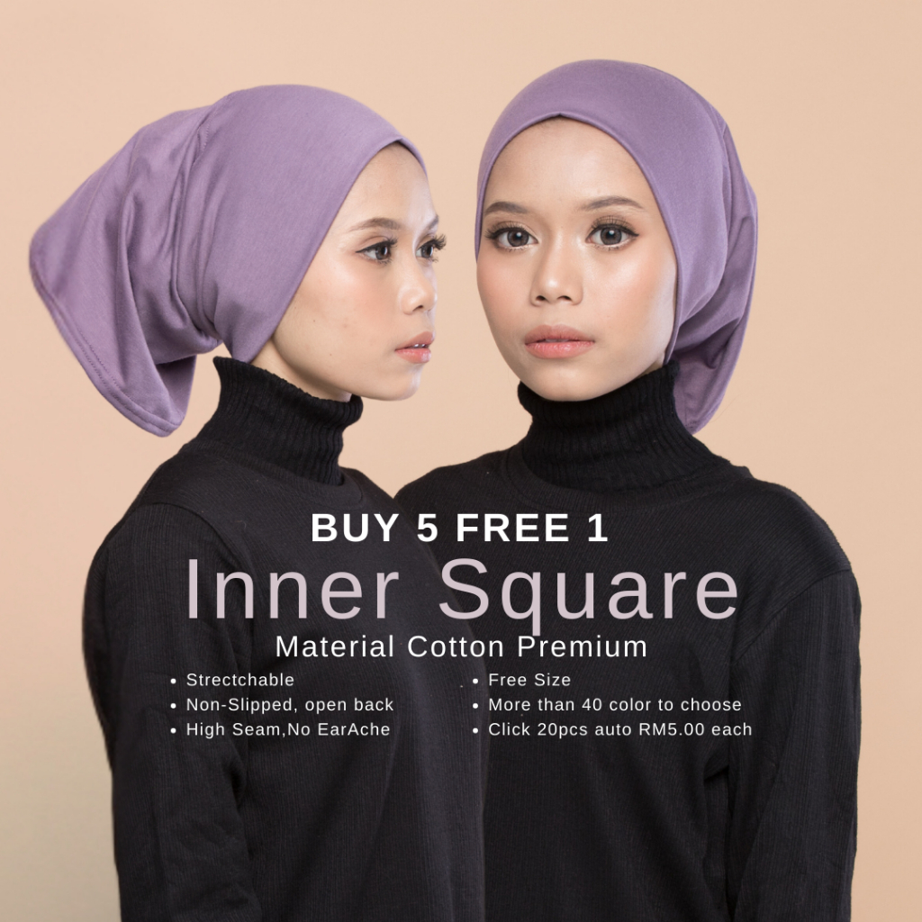 Inner Square (ซื้อ 5 ฟรี1) I Inner Lubang I Inner Empat Segi | Shopee ...