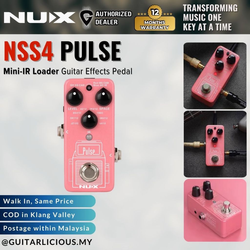 NUX NSS4 Pulse Mini-IR Loader เอฟเฟคกีตาร์ ( NSS-4 ) | Shopee Thailand