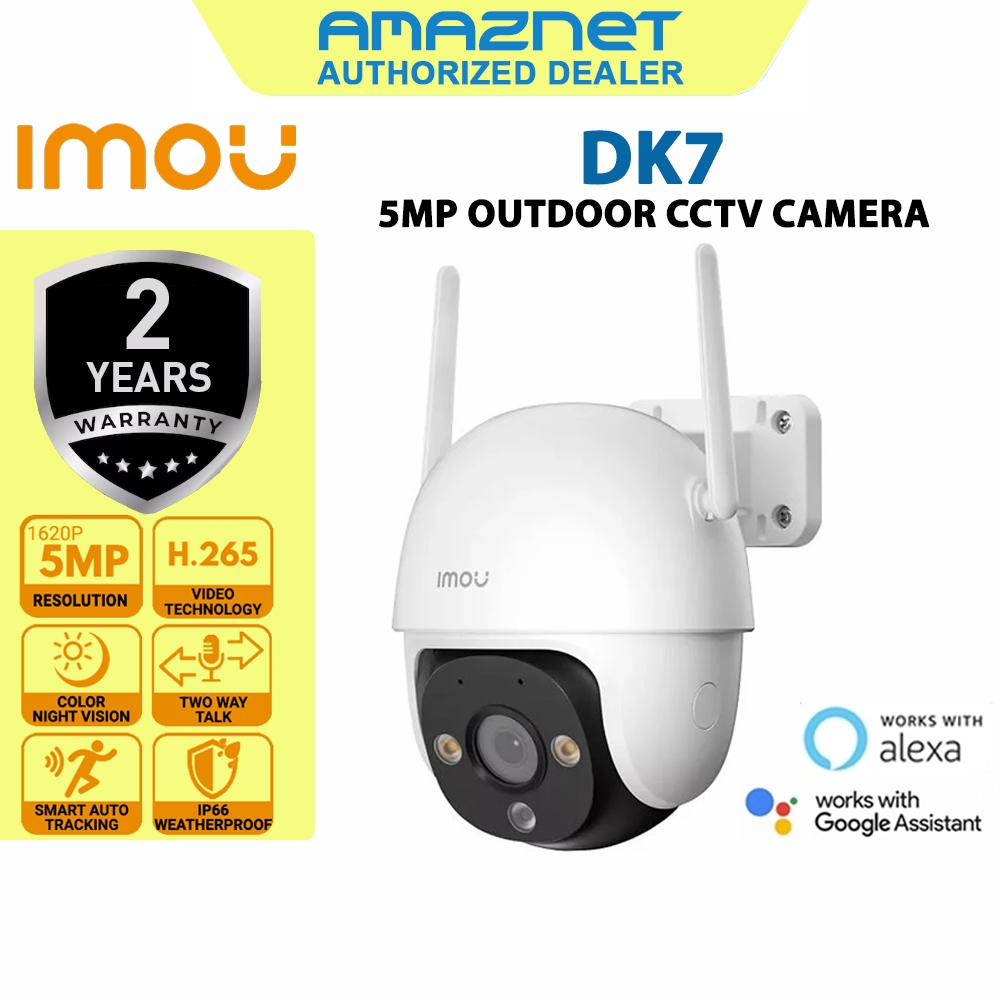 IMOU DK7 5MP 3K QHD Two Way Talk Color Night Vision WiFi Outdoor Security กล้องวงจรปิด Pan Tilt ...