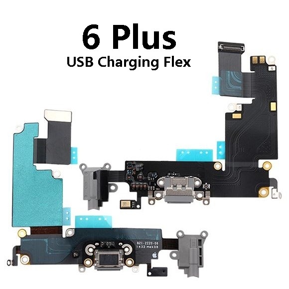 สําหรับโทรศัพท์ 6 Plus 6P 6Plus USB Data Dock ชาร์จพอร์ตชาร์จ & Audio Mic Flex Cable Ribbon ...