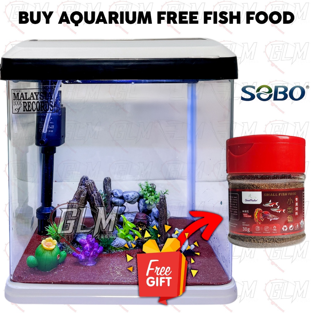 Sobo FISH AQUARIUM T-290F/T-820F ถังปลา (PUMP, FILTER, ไฟ LED) | Shopee ...