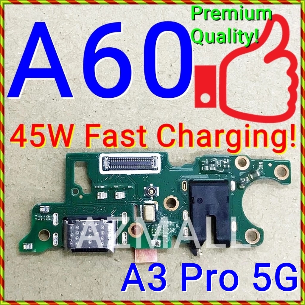 ใหม่พอร์ตชาร์จ IC SUB บอร์ด MIC Ribbon Oppo A60 4G / A3 Pro 5G /CPH2631 ...