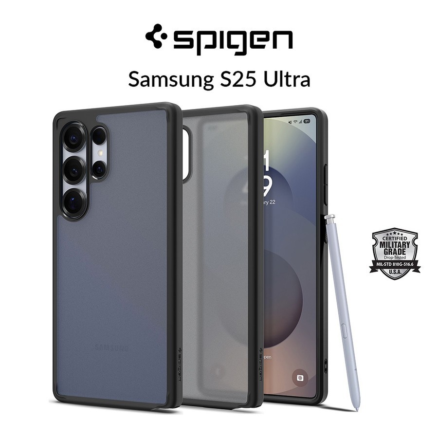 Spigen Samsung S25 Ultra Casing 6.9" Ultra Hybrid Frost Back Matte Semi ...
