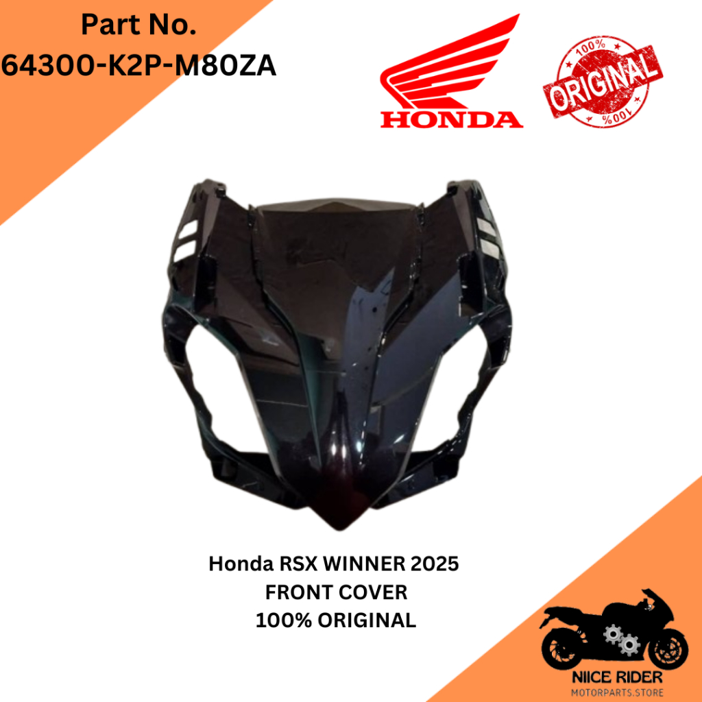 Honda RSX Winner 2025 ฝาหน้า depan lampu cover 64300-K2P-M80ZA | Shopee Thailand