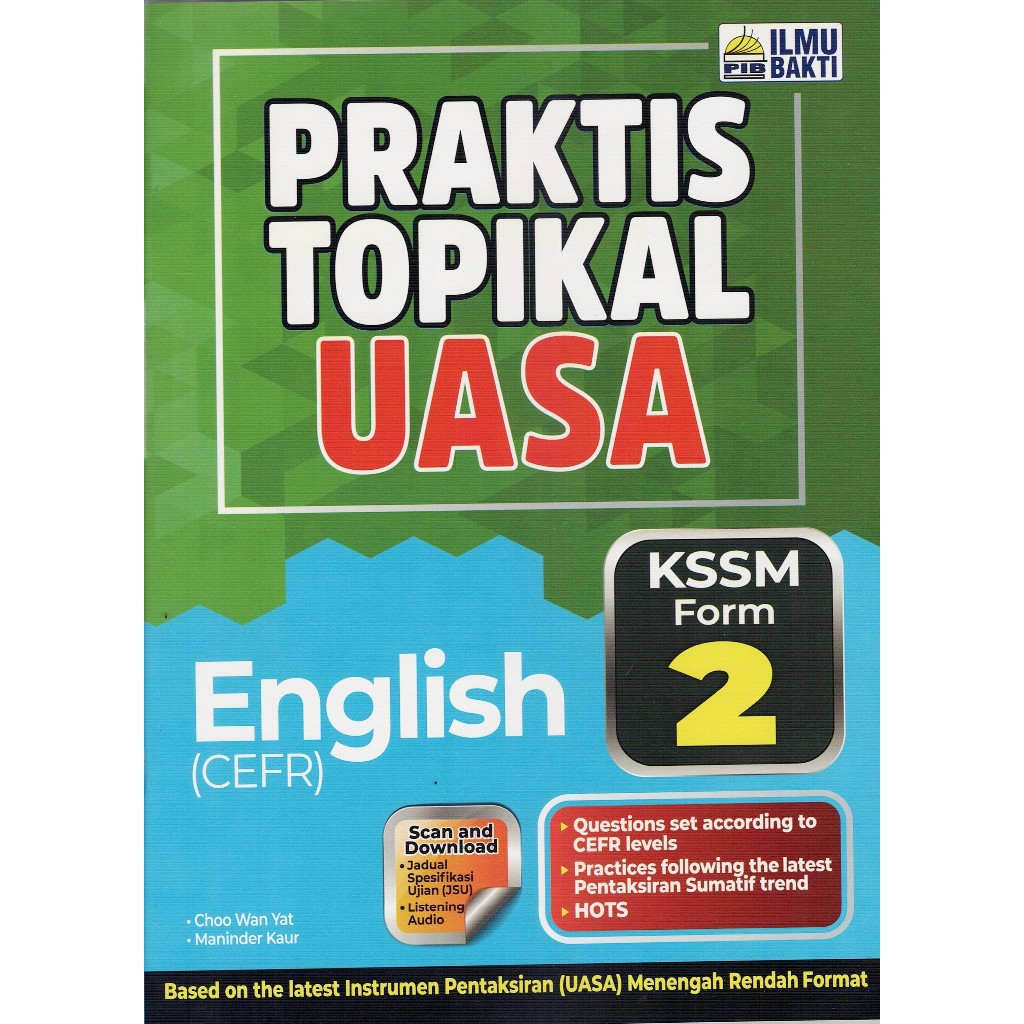 หนังสือ PRACTICE: PRACTICAL UASA ENGLISH TOPICALS (CEFR) FORM 2 KSSM ...