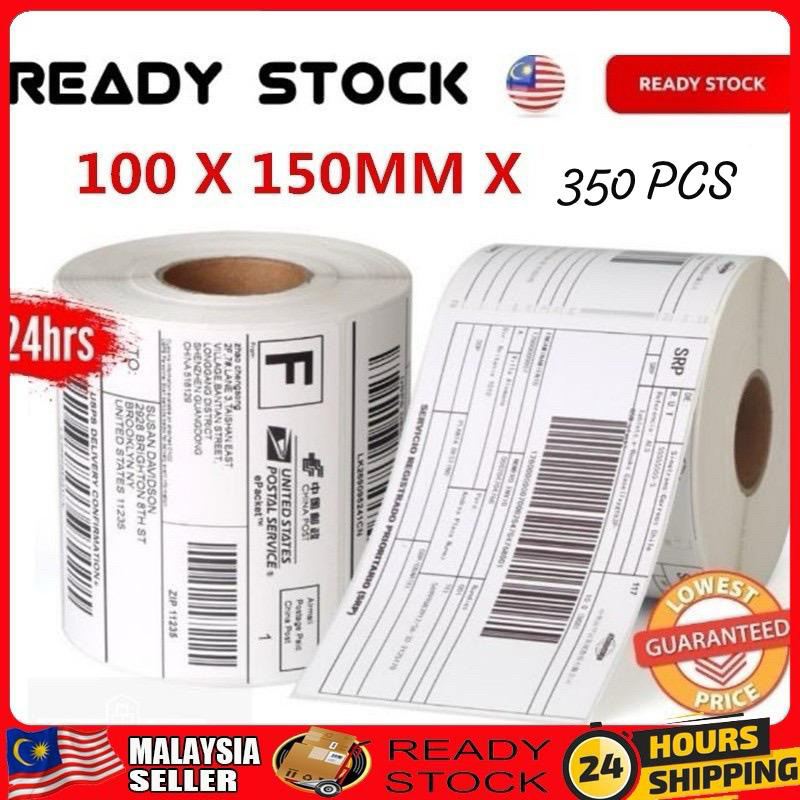 ️24 JAM POS ️Shopee Lazada - A6 Thermal Label 350PCS Thermal Printer ...