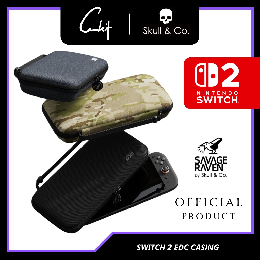 กระเป๋าถือ Skull & Co EDC สําหรับ Nintendo Switch 2 | Shopee Thailand