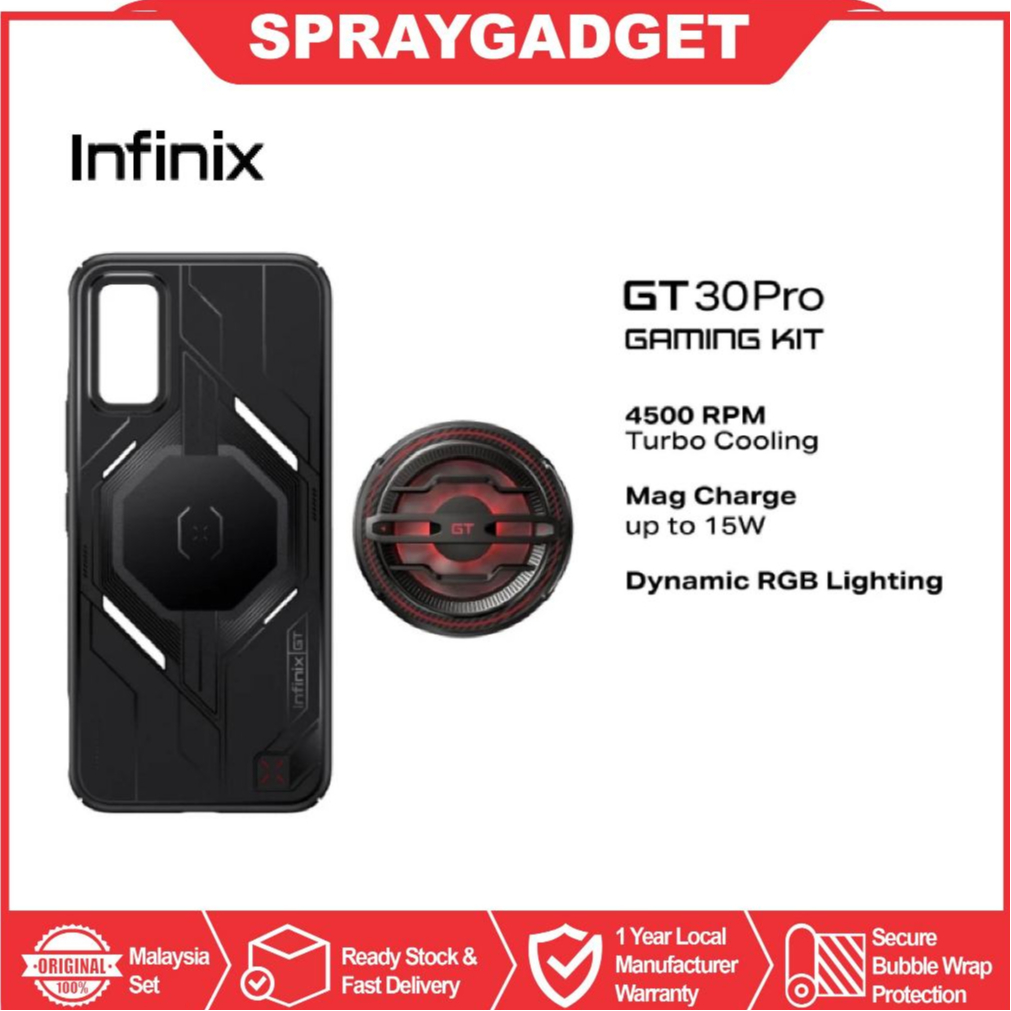 ชุดเกมมิ่ง Infinix GT 30 Pro (เคสแม่เหล็ก + คูลเลอร์ MagCharge ...