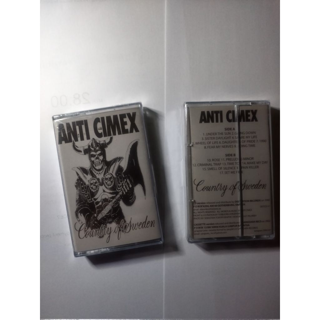 เทปคาสเซ็ท เกษตร ANTI CAMIX "ประเทศแห่งสวีเดน" | Shopee Thailand