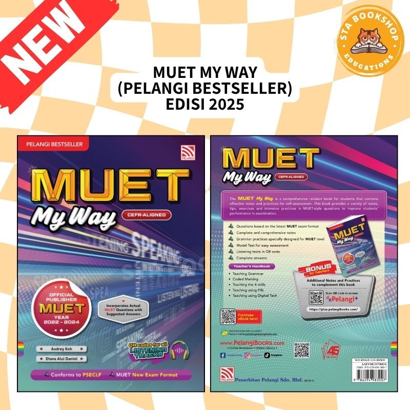 [STA] 2025 MUET MY WAY CEFR-ALIGNED (PELUI) | Shopee Thailand