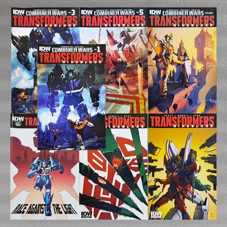 Transformers Windblade Combiner Wars 7/7 Complete Set (IDW Publishing ...