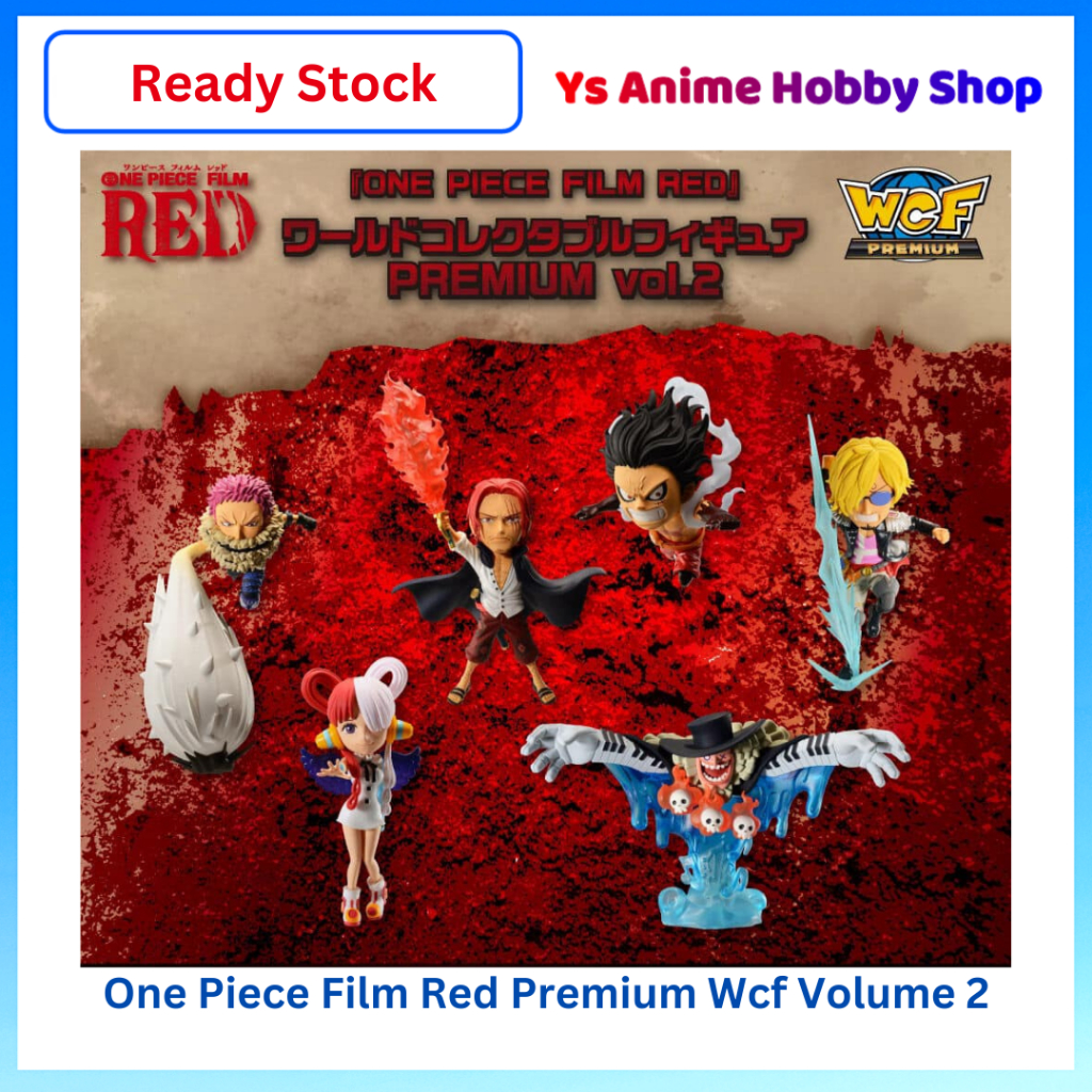 Banpresto Premium Bandai One Piece Film Red Premium Wcf Sanji Luffy ...