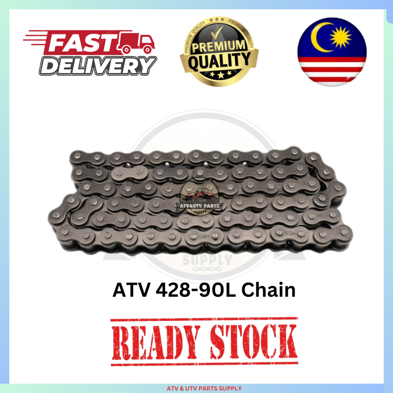 Rantai ATV 428 (เตบาลพิเศษ) 110cc 125cc GY6, LEM, Quad Bike, Dirt Bike ...