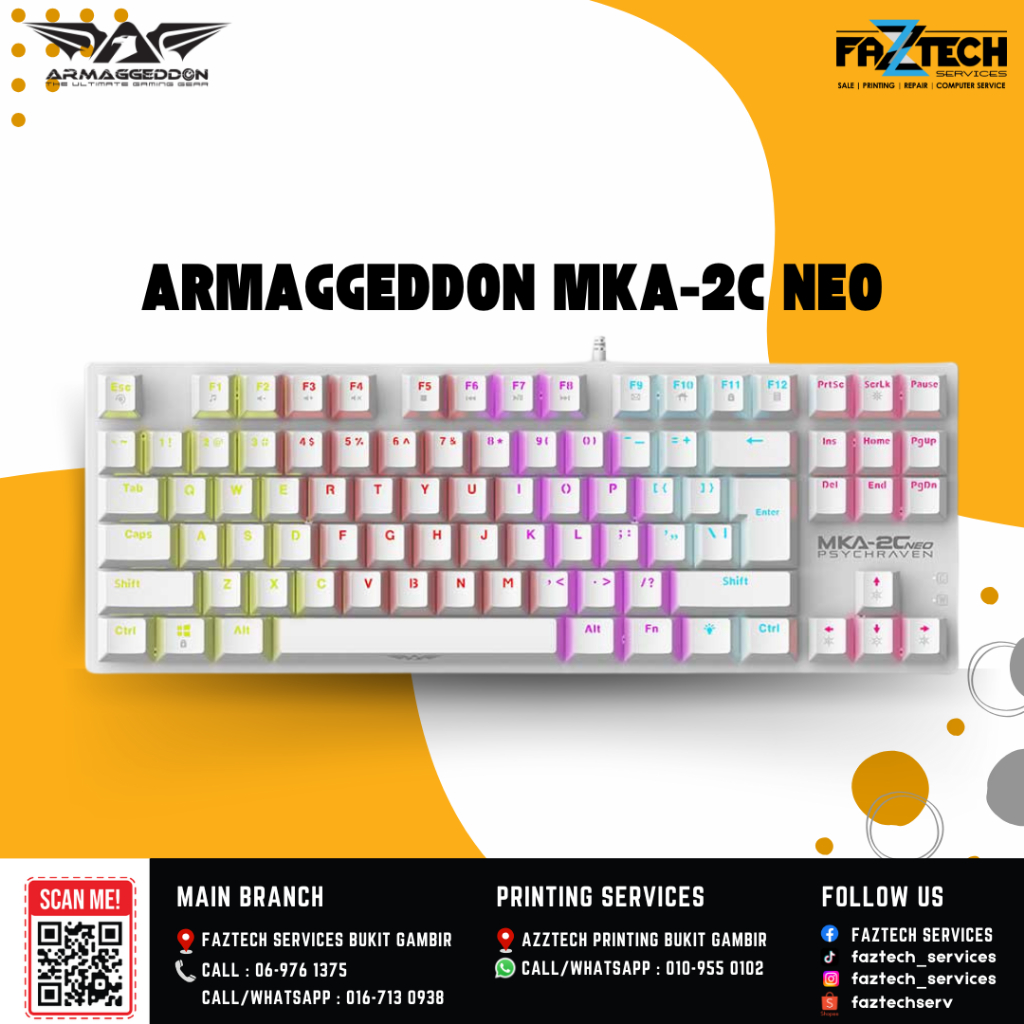Armaggeddon MKA-2C NEO Linear Gaming Keyboard | Shopee Thailand