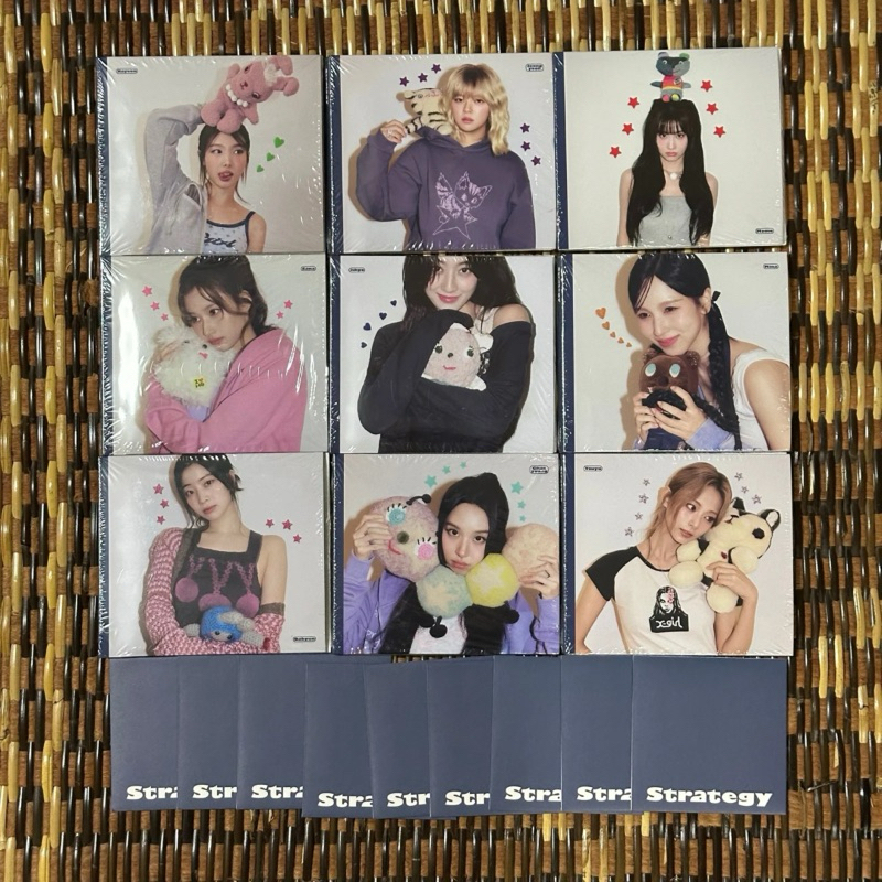 Twice STRATEGY SEALED / UNSEALED FULLSET ALBUM - Digipack ver | Shopee Thailand