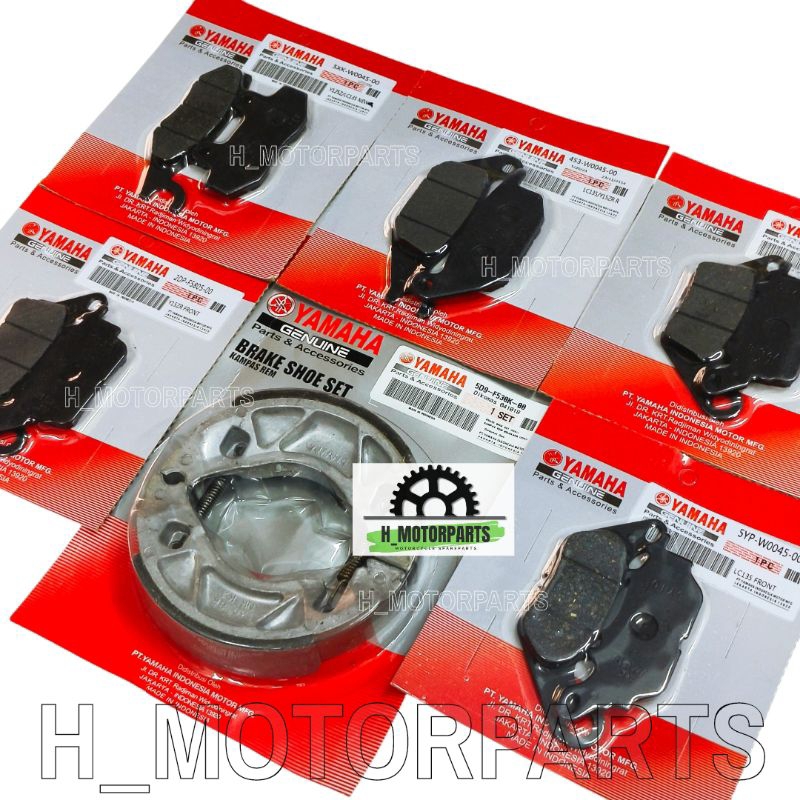 Yamaha BRAKE PAD DISC PAD LC135 Y15 Y16 NVX NMAX AVANTIZ SOLARIZ EGO ...