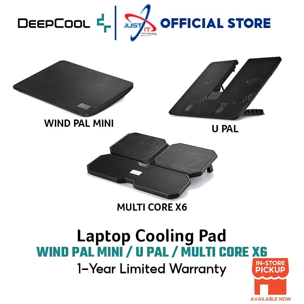 DEEPCOOL Multi Core X6 / U PAL / Laptop Wind Pal Mini Pad | Shopee Thailand