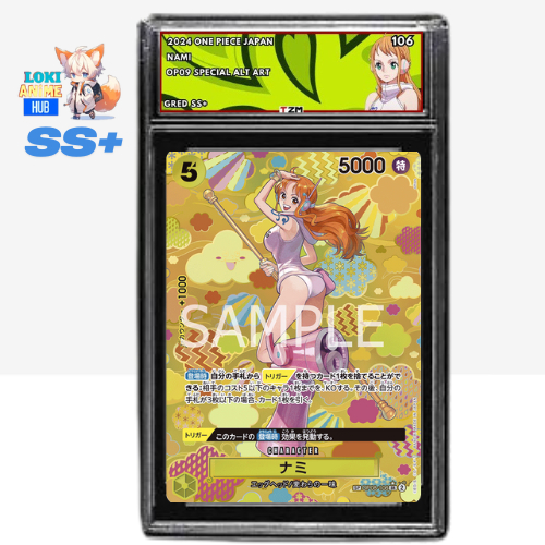 Nami SP ชุดแผ่นไข่บาติก Gred SS+ OP08-106 SP card optcg การ์ดชิ้นเดียว ...