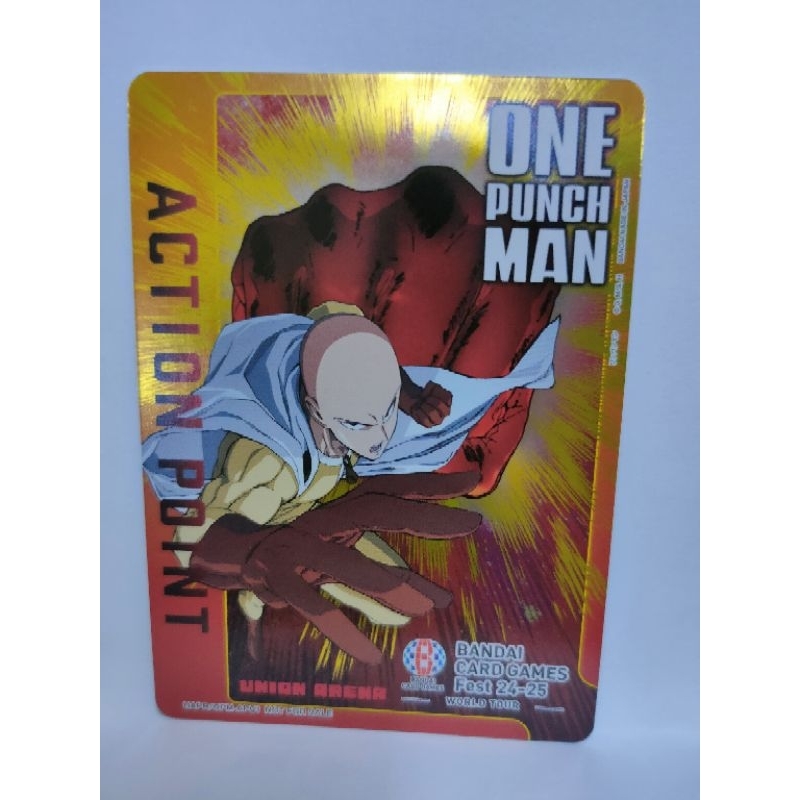 Bandai Official TCG Union Arena One Punch Man Action Point Card Fest Limited Art | Shopee Thailand