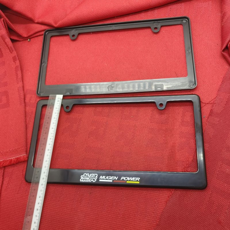 Mugen UNIVERSAL CAR NUMBER PLATE CASING Cover Myvi Alza Honda Toyota ...