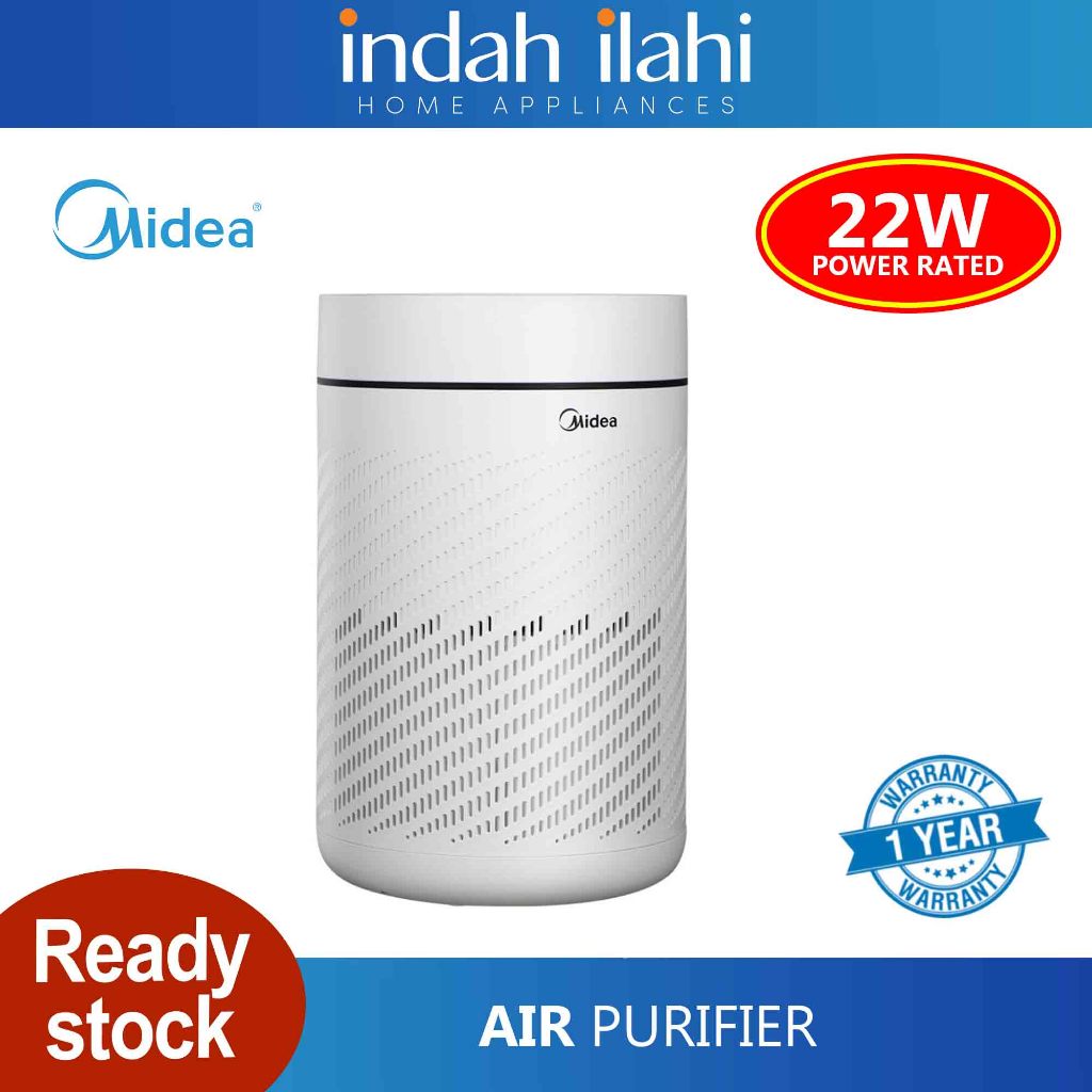 เครื่องฟอกอากาศ Midea พร้อม H13 True HEPA Filter MAP250G0BPW | Shopee ...