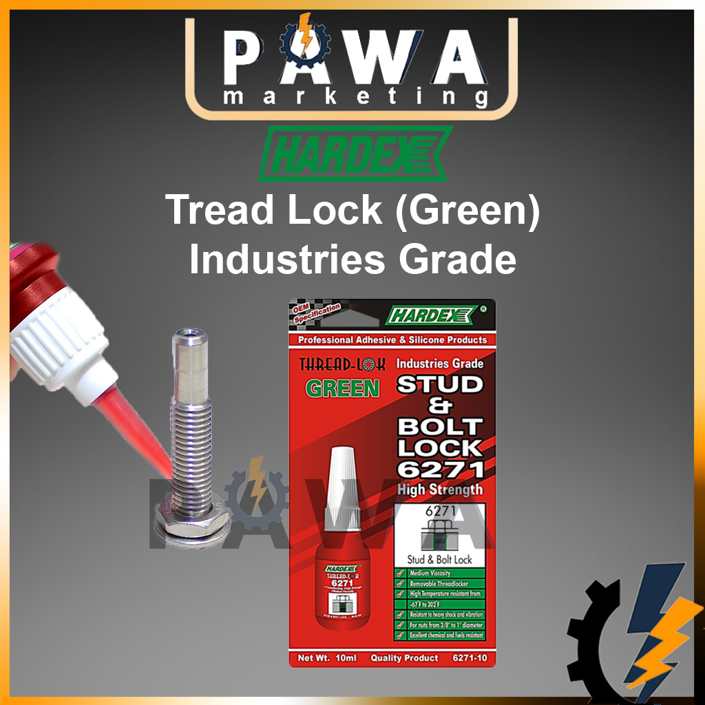 Hardex Stud And Bolt Lock สีเขียว Industries เกรด 6271-10 | Shopee Thailand
