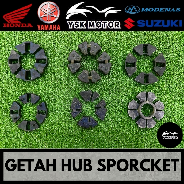 Yamaha / Honda / Suzuki / Modenas Sprocket Hub Rubber (คุณภาพสูงและทน ...