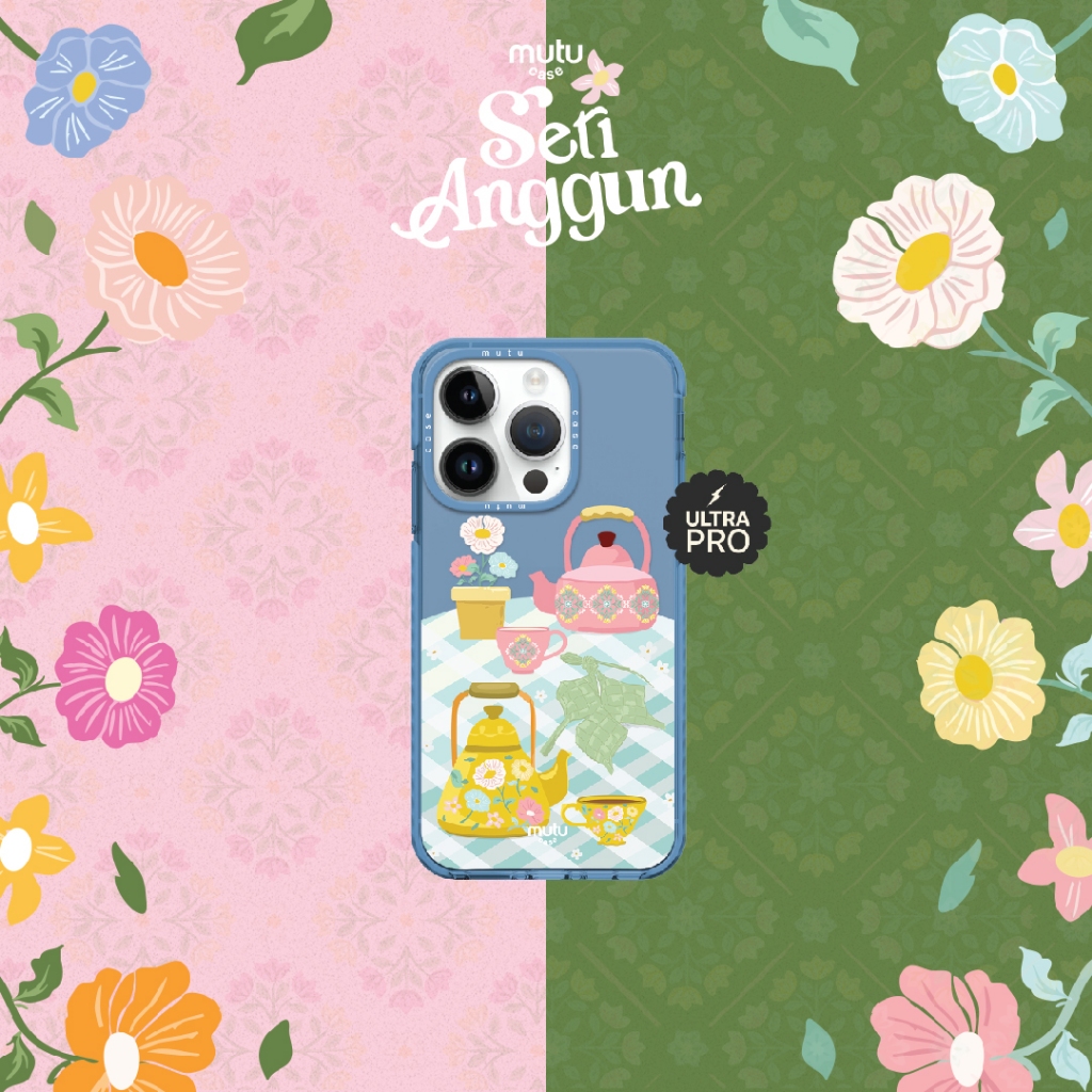 Cendana in Pastel - Seri Anggun by Mutu Case (Powered by Ultra Pro) เข้ากันได้กับ iP16PROMAX [เค ...