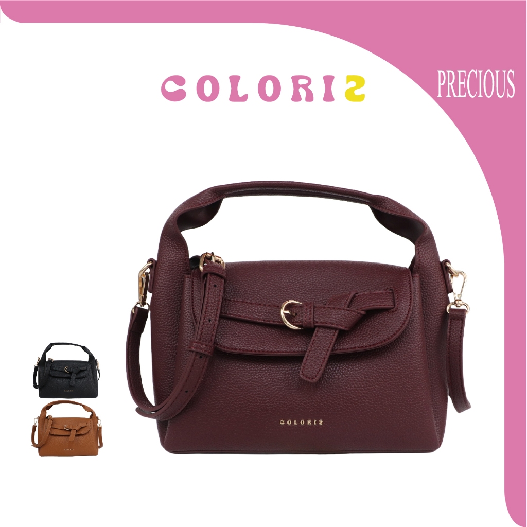 Coloris LHSC Crossbody & Shoulder bag กระเป๋าดีไซน์ใหม่ cantik | Shopee ...