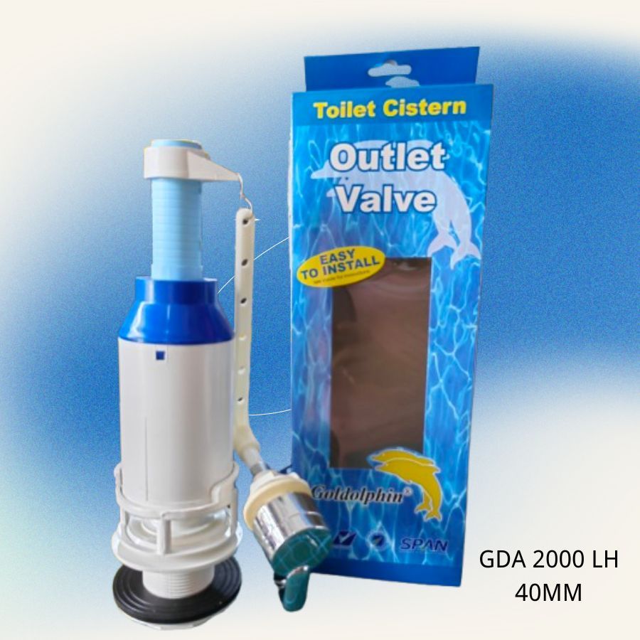 Goldolphin Lever Handle VALVE c/w Handle 40mm / Internal Flush VALVE ...