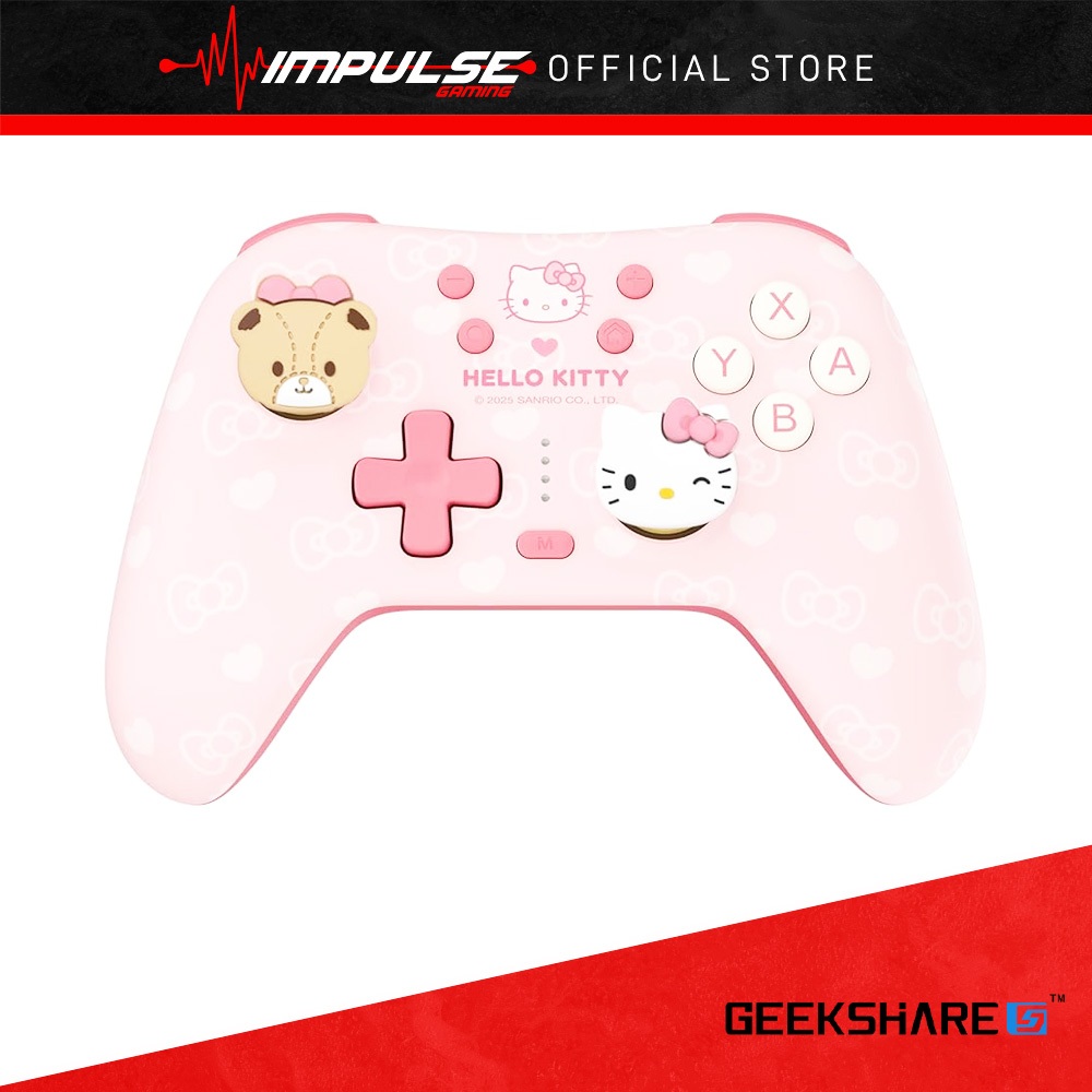 คอนโทรลเลอร์ GeekShare Switch Pro - รุ่นครบรอบ 50 ปี Hello Kitty ...