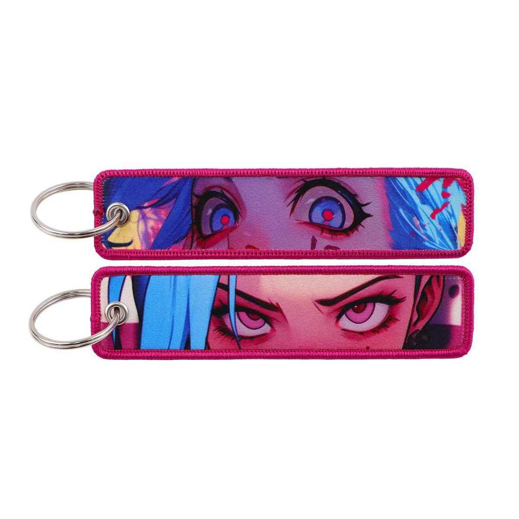 Jinx อะนิเมะพวงกุญแจการพิมพ์ระเหิด League of Legends Arcane Keytag Jet ...