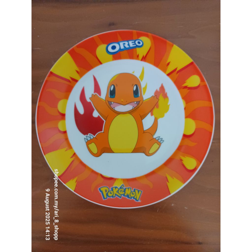 แผ่นสะสม Oreo Pokemon Special Edition - Charmander | Shopee Thailand