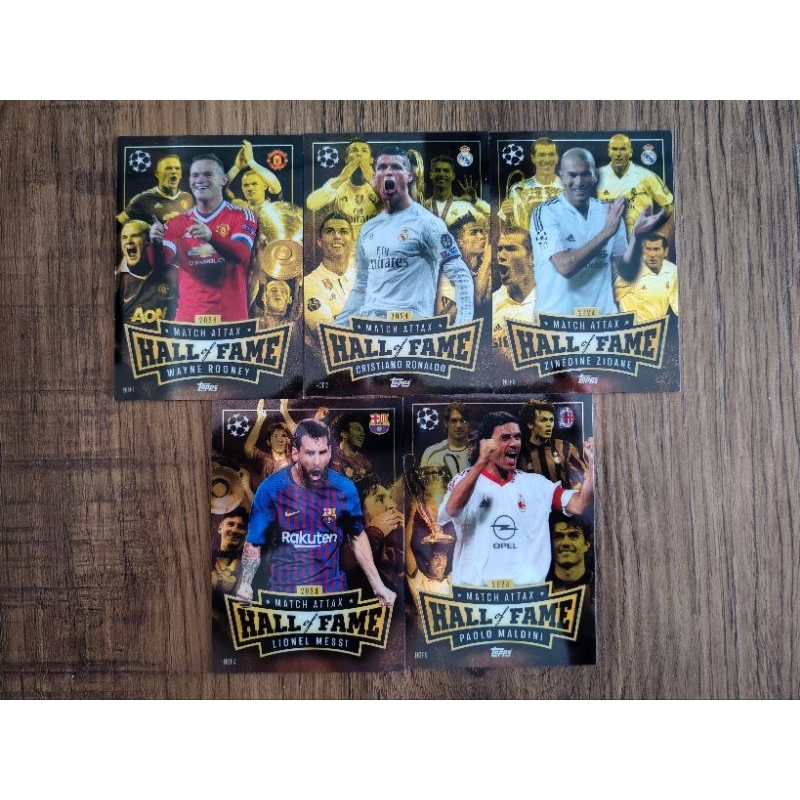Topps Match Attax UCL 2024/25 - การ์ด Hall of Fame (โรนัลด์, เมสซี, Zidane & ฯลฯ) | Shopee Thailand