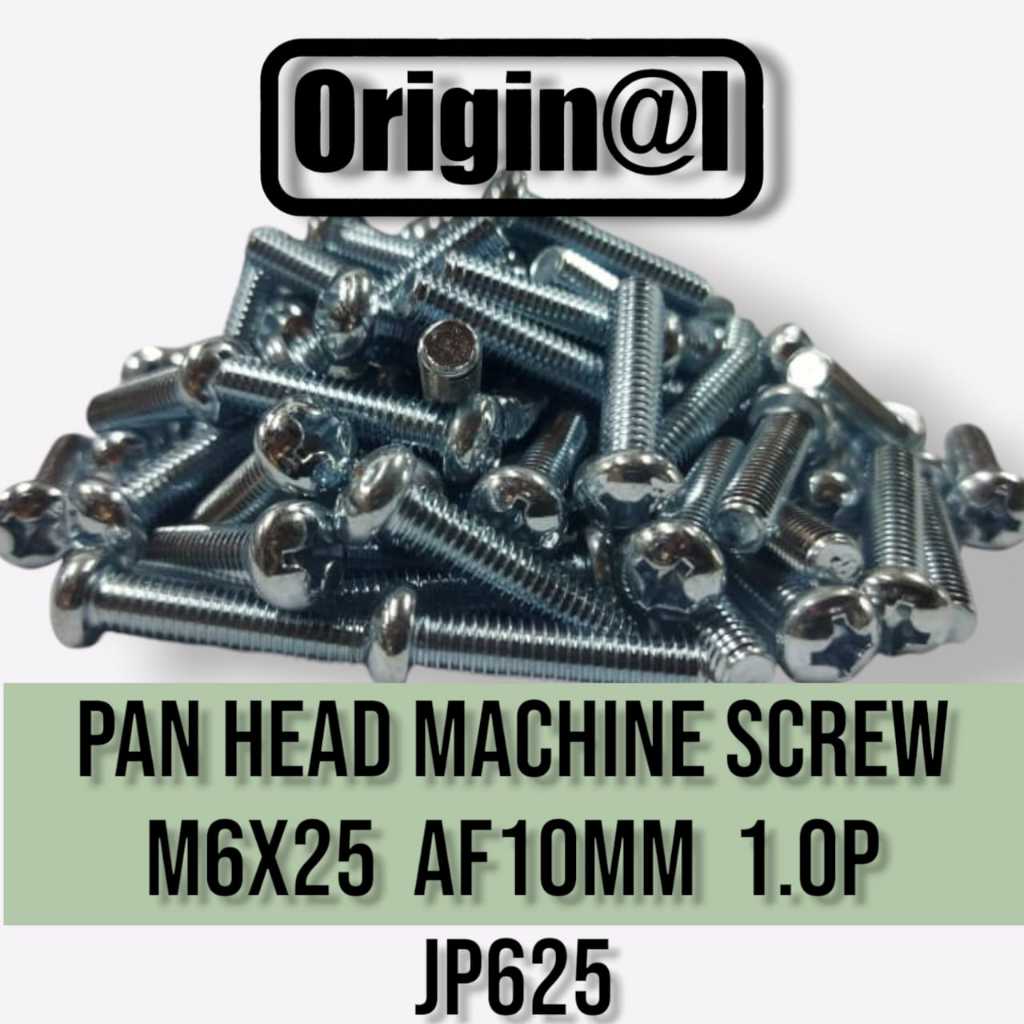 เครื่องซักผ้าหัวกระทะ SCREW BUNGA M6X25 JP625 1.0P | Shopee Thailand
